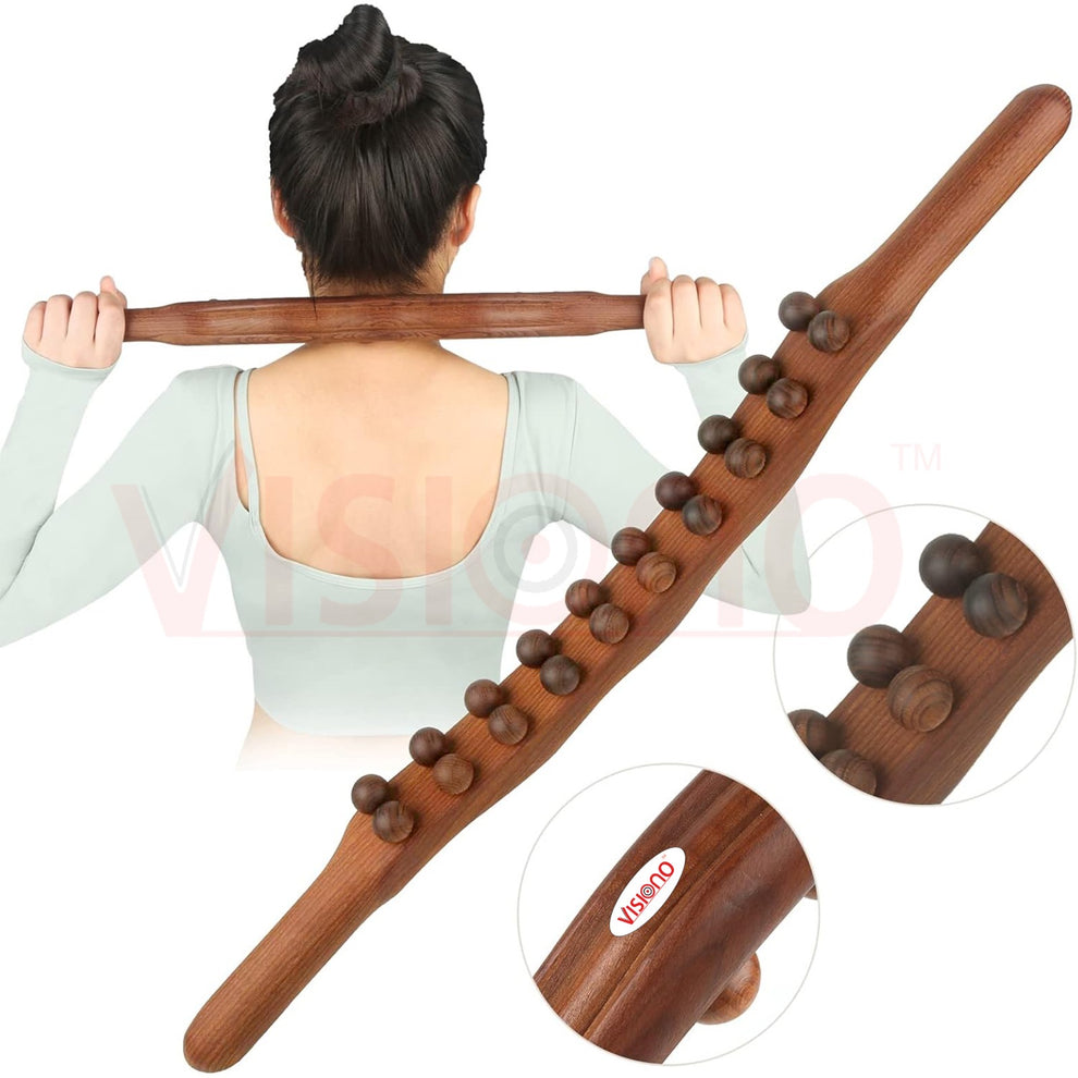 Wooden back massager (20ball) – Vision Body Care Pvt. Ltd.